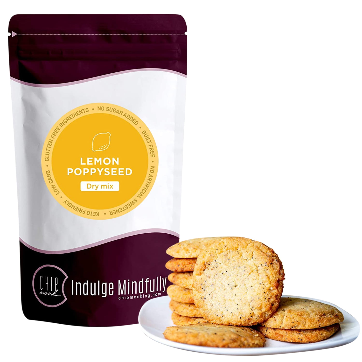 ChipMonk Cookie Mix, Lemonk Lemon - Zero or Low Carb Keto Friendly ...