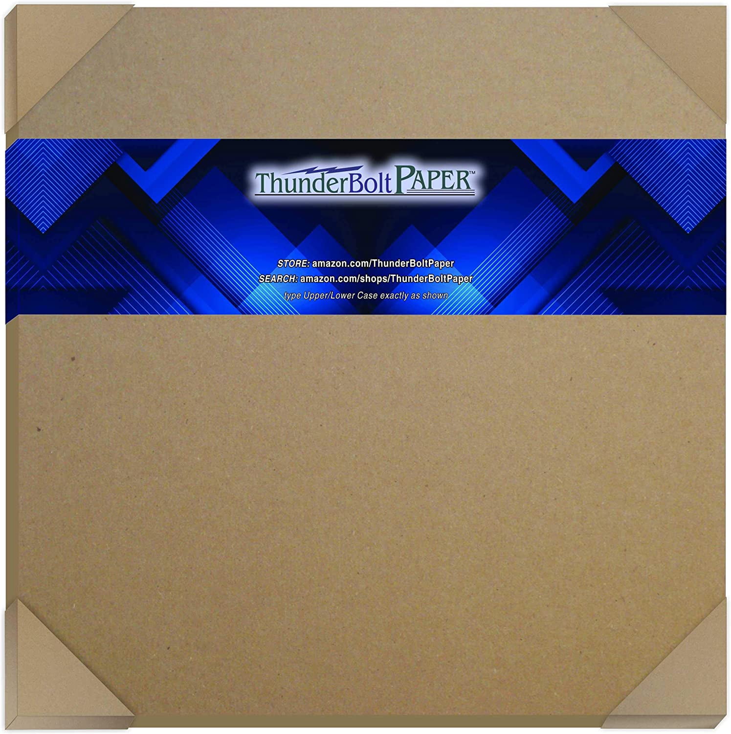 Chipboard - 12 Sheets 12x12 Inch 60pt Heavy Duty Kraft Paper Board ...