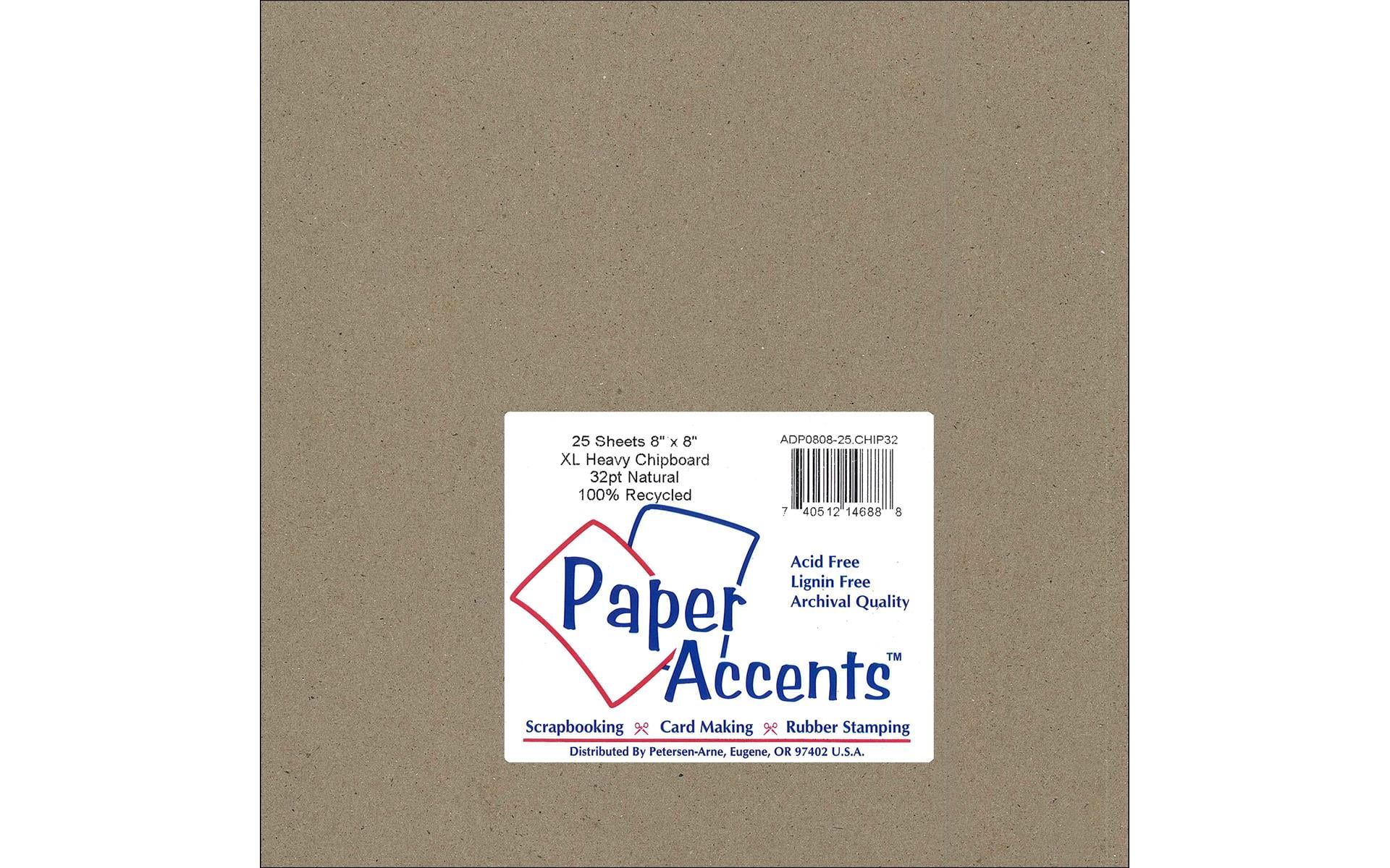 Chipboard 8x8 XL Heavy 32pt 25pcPk Natural - Walmart.com