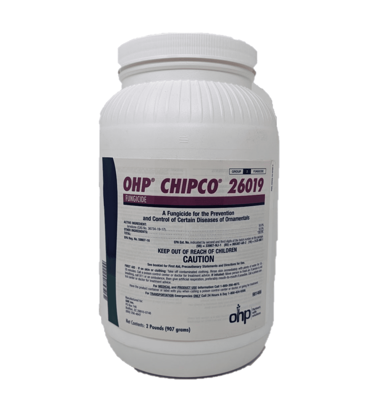 Chipco 26019 Fungicide - 2 lb Bottle by OHP - Walmart Business Supplies