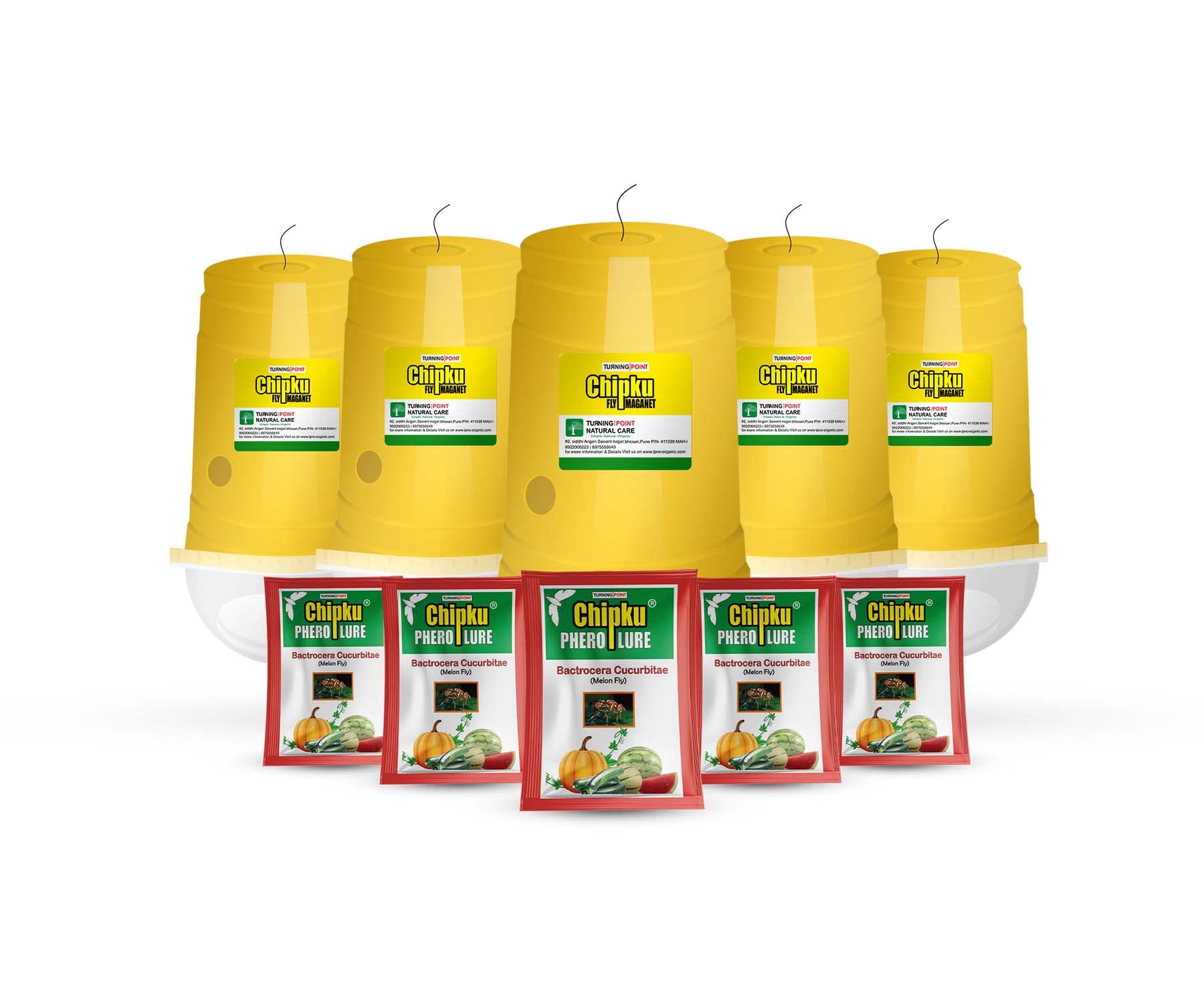 Chipku Melonfly Glass Trap Phermone Trap For Bactocera Cucurbitae ...