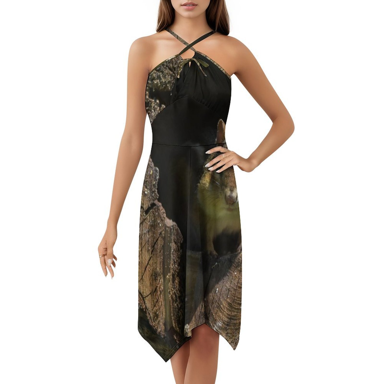 Chipmunk In The Tree Hole Dress Elegant Party Dresses Evening Dresses ...
