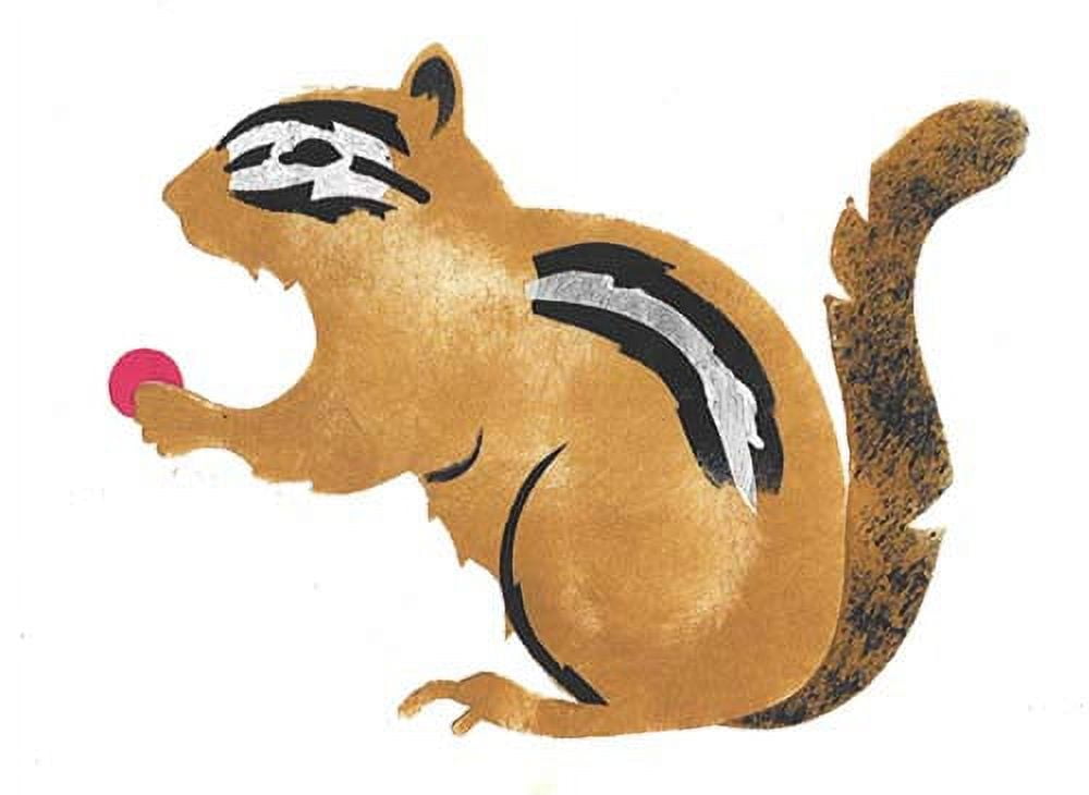 Chipmunk Wall Stencil SKU #1696 by Designer Stencils - Walmart.com