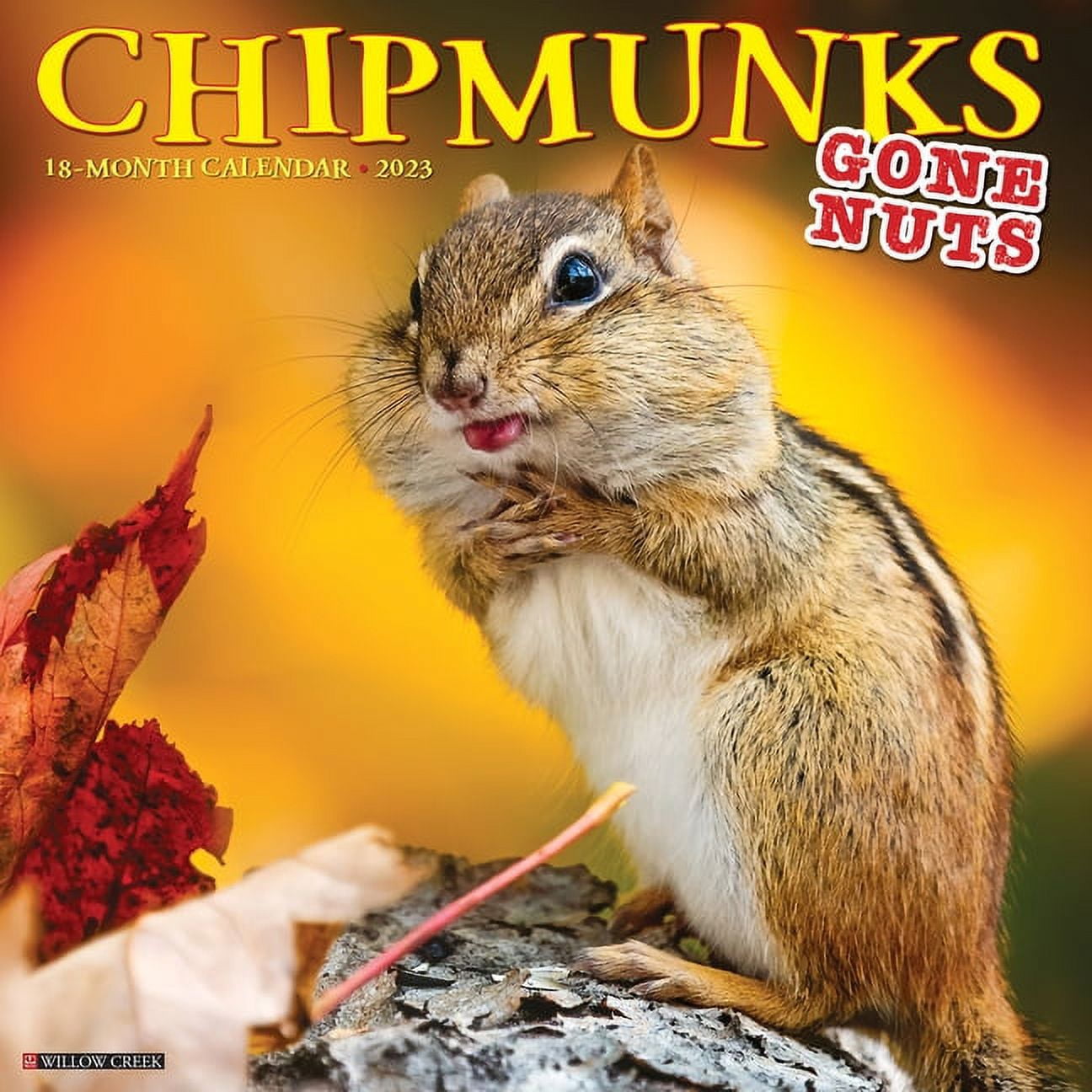 Chipmunks (Gone Nuts!) 2023 Wall Calendar (Other) - Walmart.com
