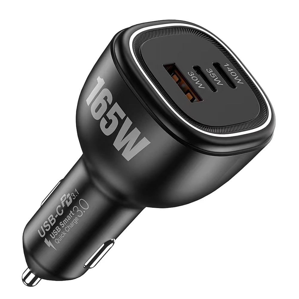 Chipofy 165W USB C Car Charger Adapter Super Fast Charging PD3.1 140W ...