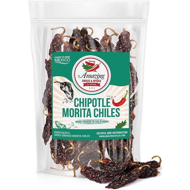 Chipotle Chile Peppers 4 oz - Rich Smoky Spicy Flavor, All Natural ...
