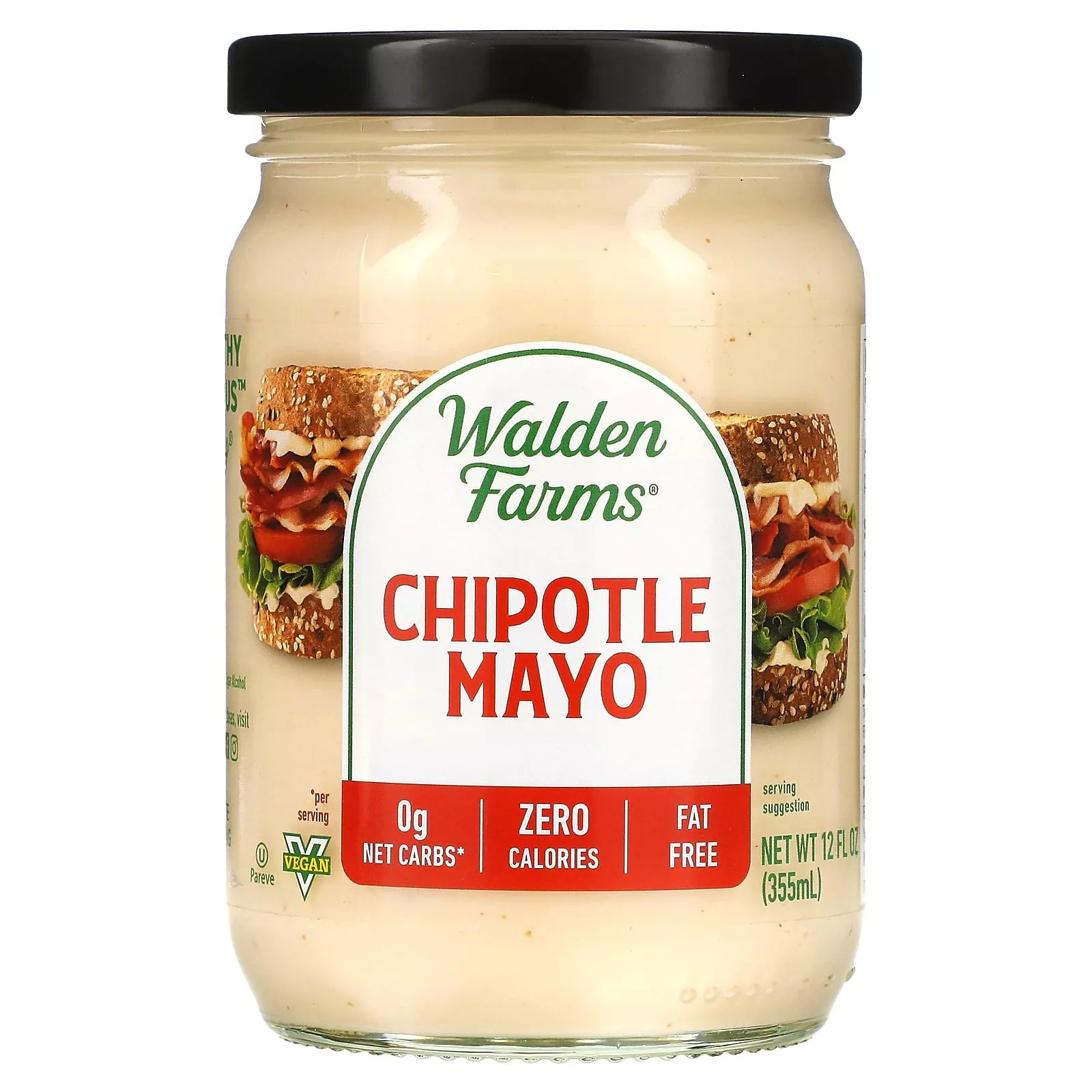 Chipotle Mayo, 12 fl oz (355 ml) - Creamy & Spicy Condiment for ...