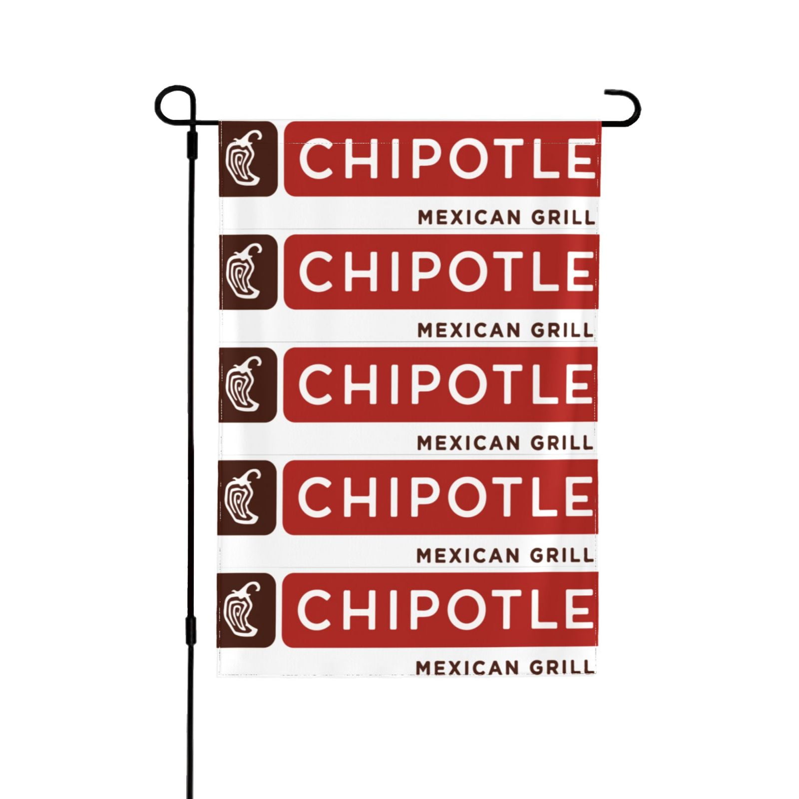 Chipotle Mexican Grill Logo Garden Flag 12.5 X 18 Inch Double Sided ...