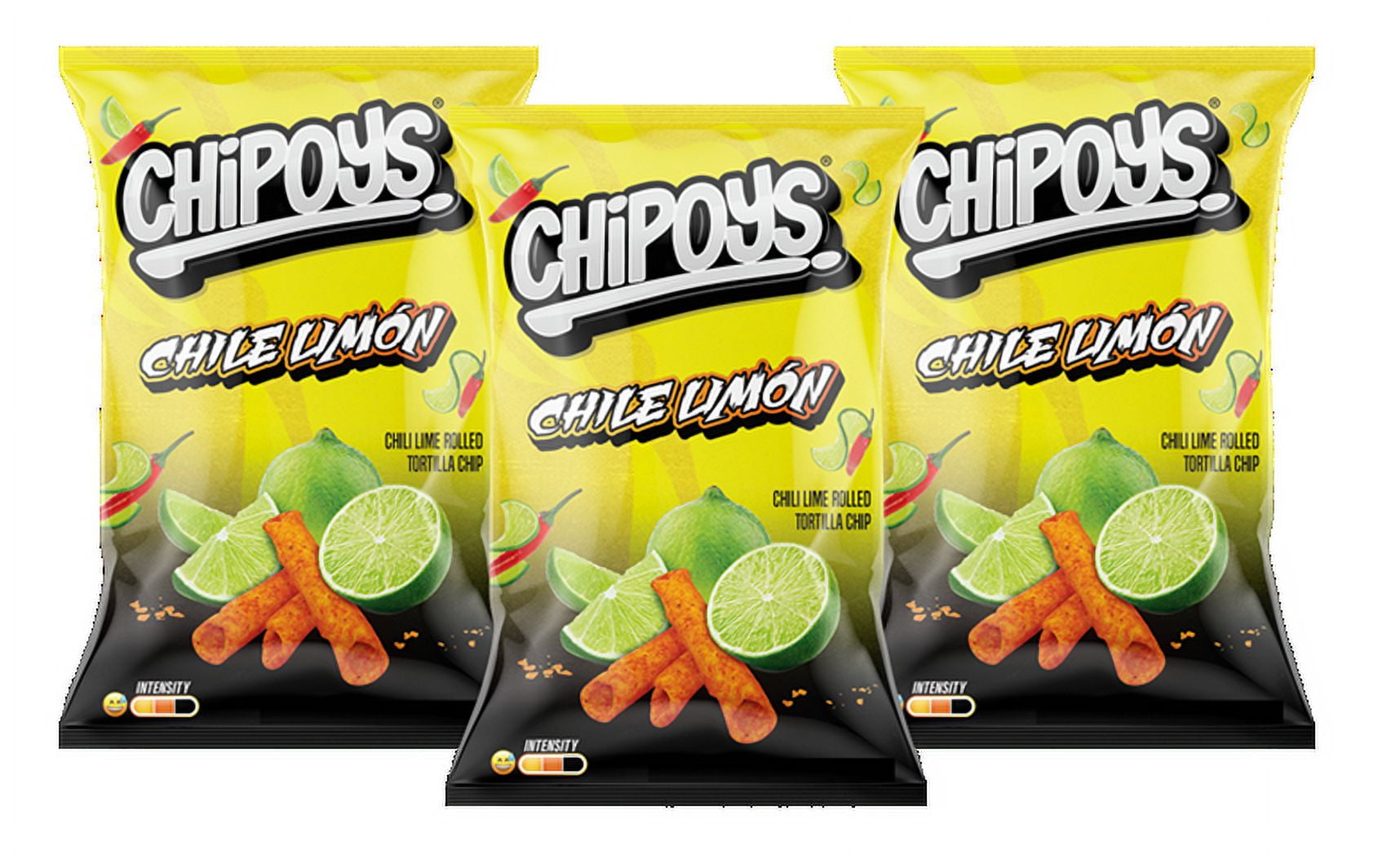 Chipoys Chile Limon Rolled Tortilla Chips, 3-Pack 10 oz. Family Size ...