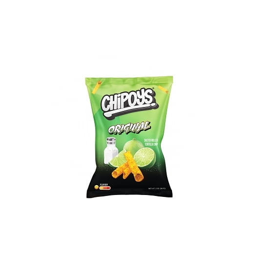 Chipoys Rolled Corn Chips, Original, 2 oz - Palatize Pack of 6 ...