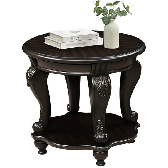 Chipped White Look and Solid Construction - Choose a Durable End Table ...