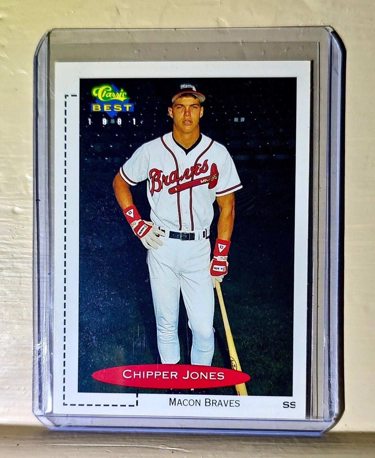 Chipper Jones 1991 Classic #268 Baseball Card Macon Braves - Walmart.com