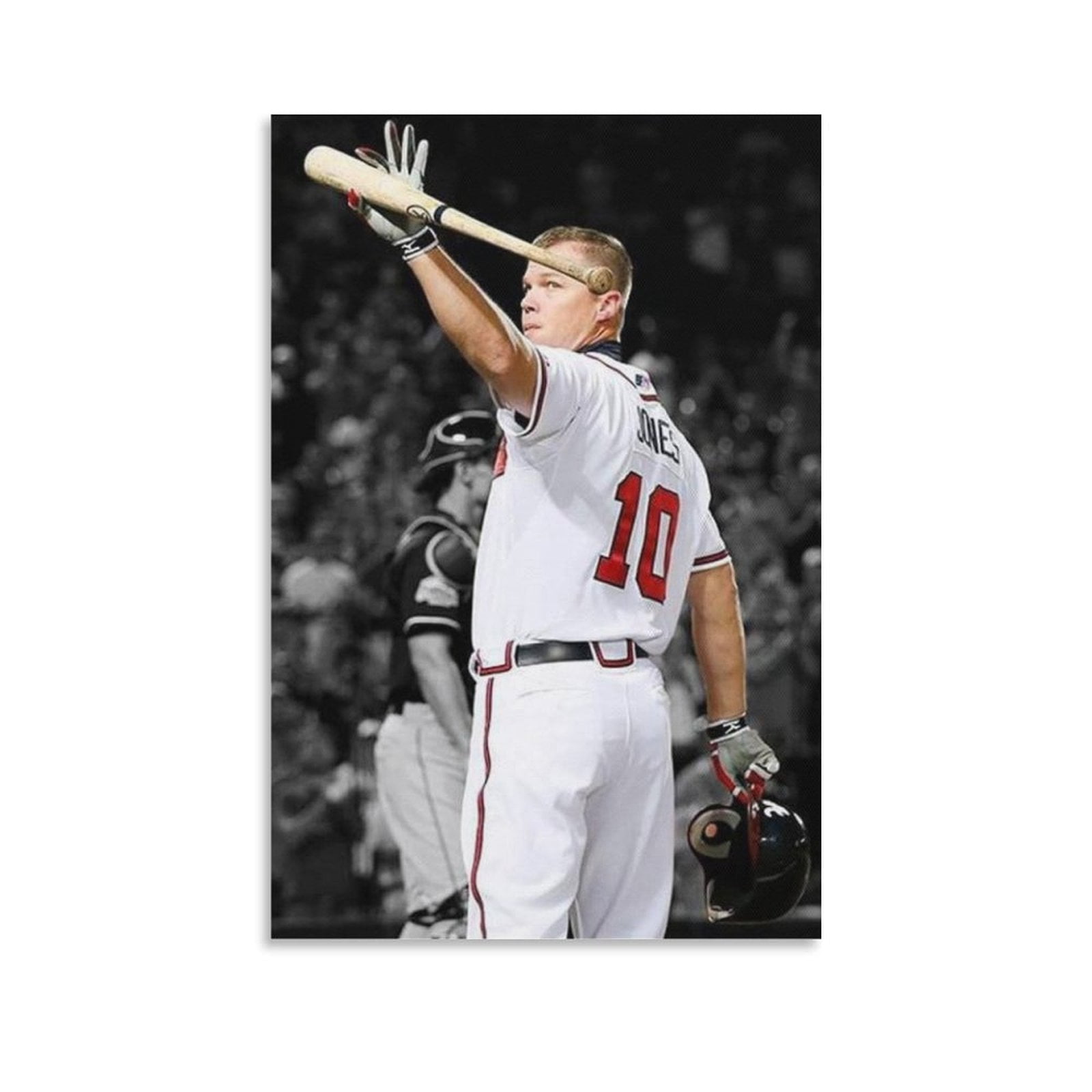 Chipper Jones Baseball Player Canvas Poster Posters Wall Art Painting ...