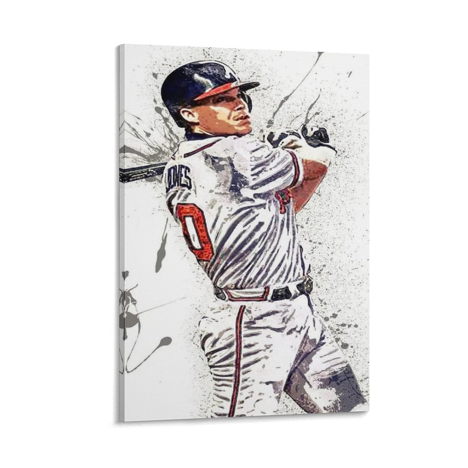Chipper Jones Baseball Poster Picture Print Canvas Poster Wall Paint ...