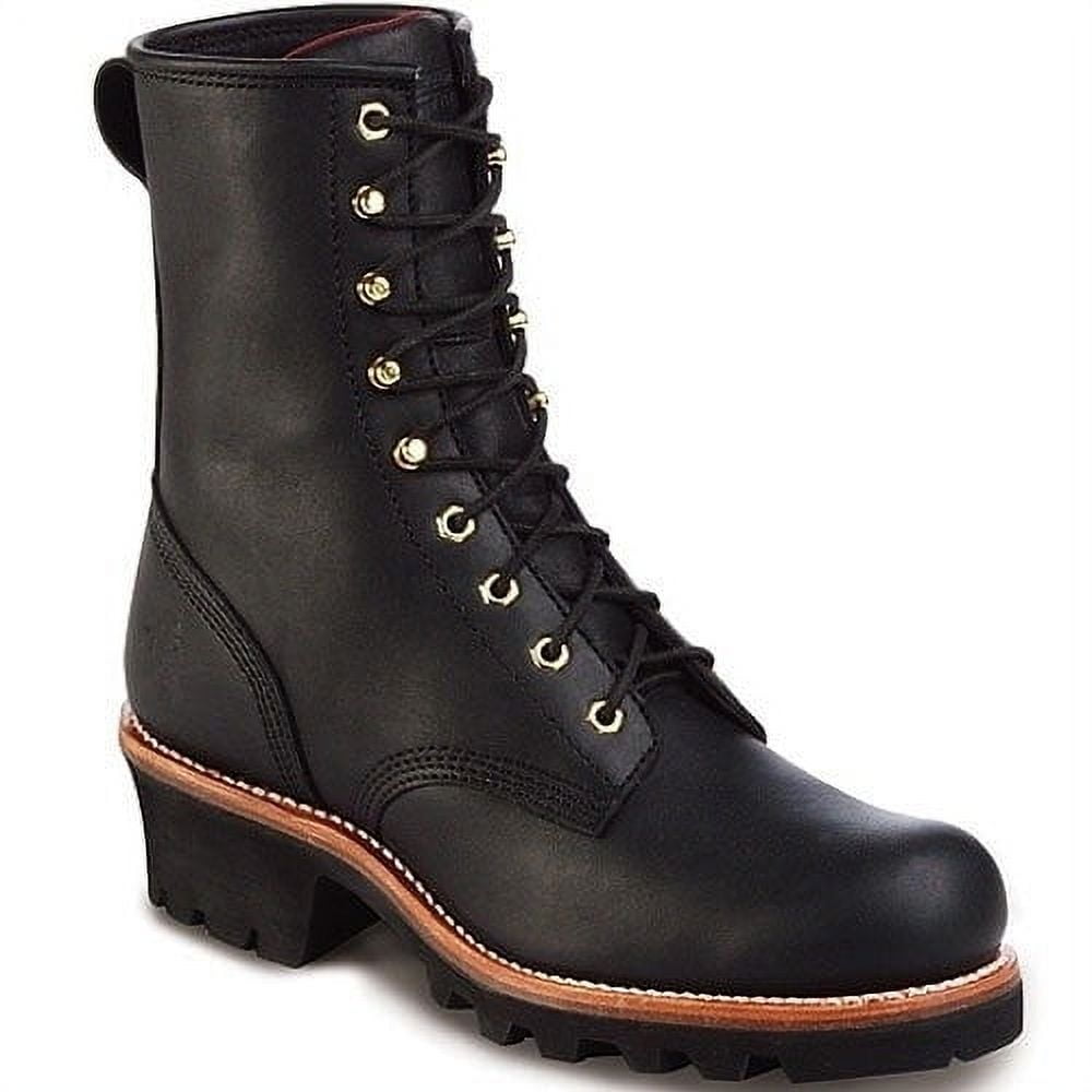 Chippewa Men's Baldor 8" Insulated Steel Toe EH Logger Boot Black ...