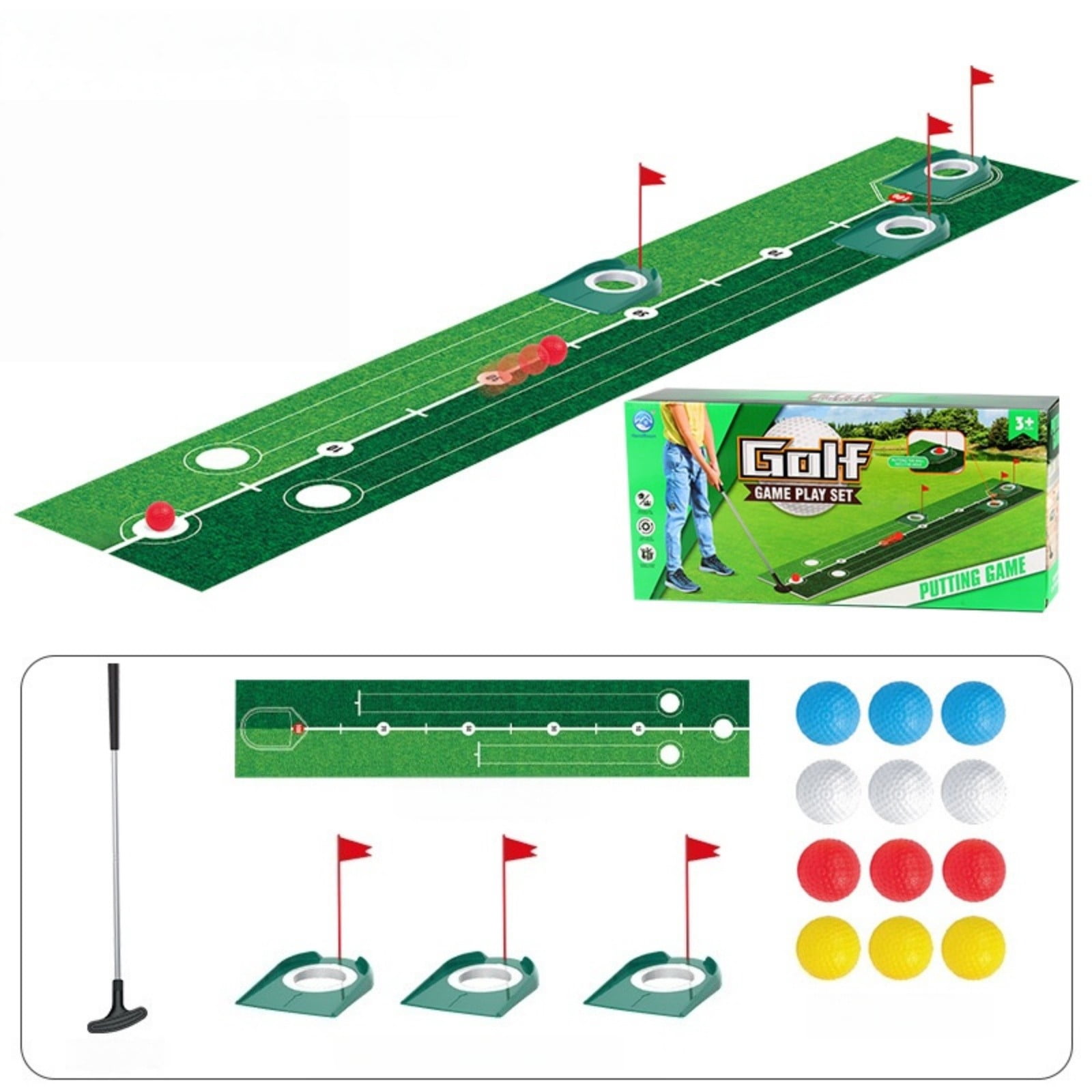 Chipping Game Kids Sticky Games Club & Sticky Practice Mat Putting ...