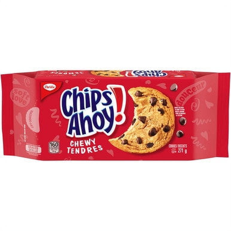 Chips Ahoy! Chewy Chocolate-Chip Cookies, 271g/9.6oz, Bag - Walmart.com