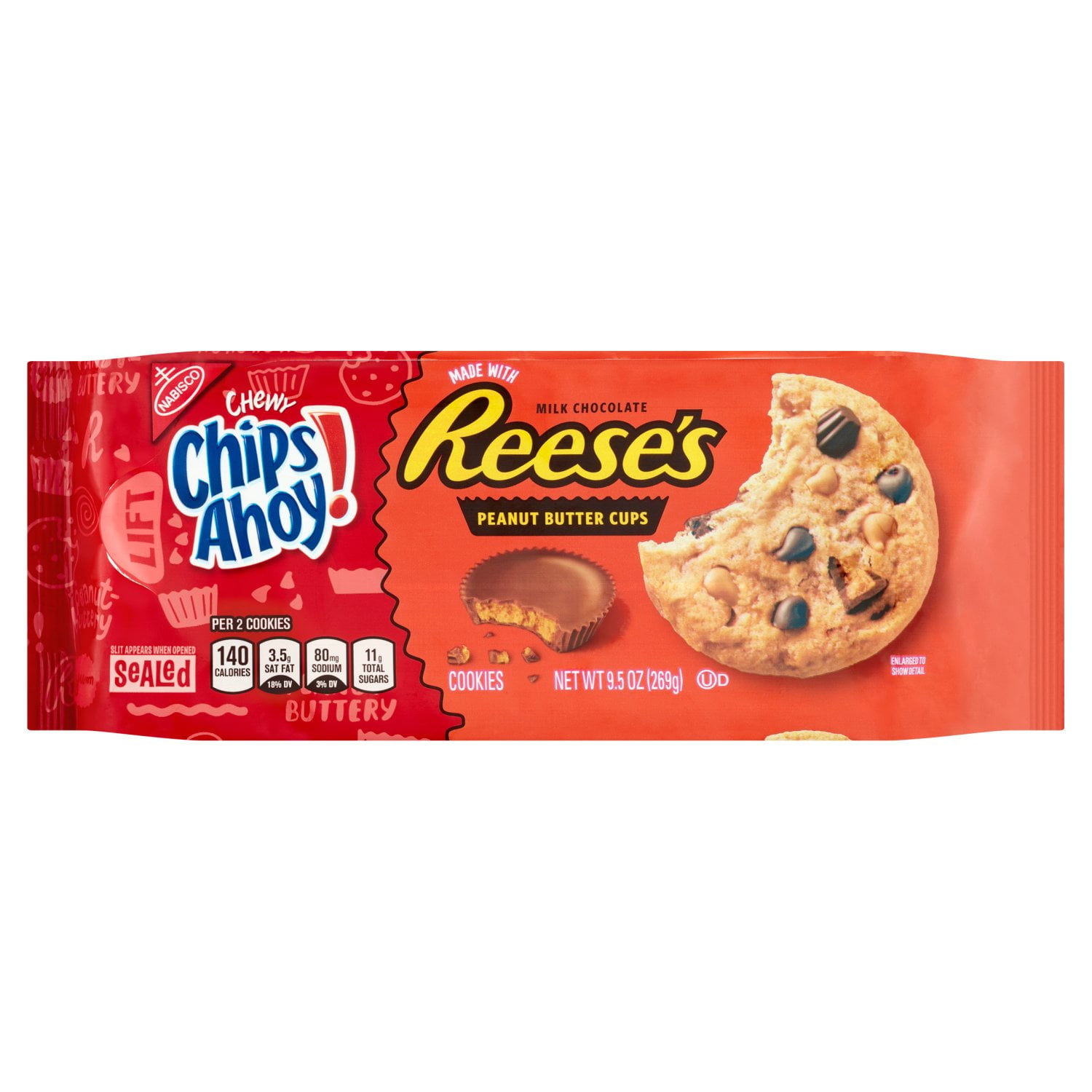 Chips Ahoy! Chewy Cookies Chocolate Chip Reese's - Walmart.com