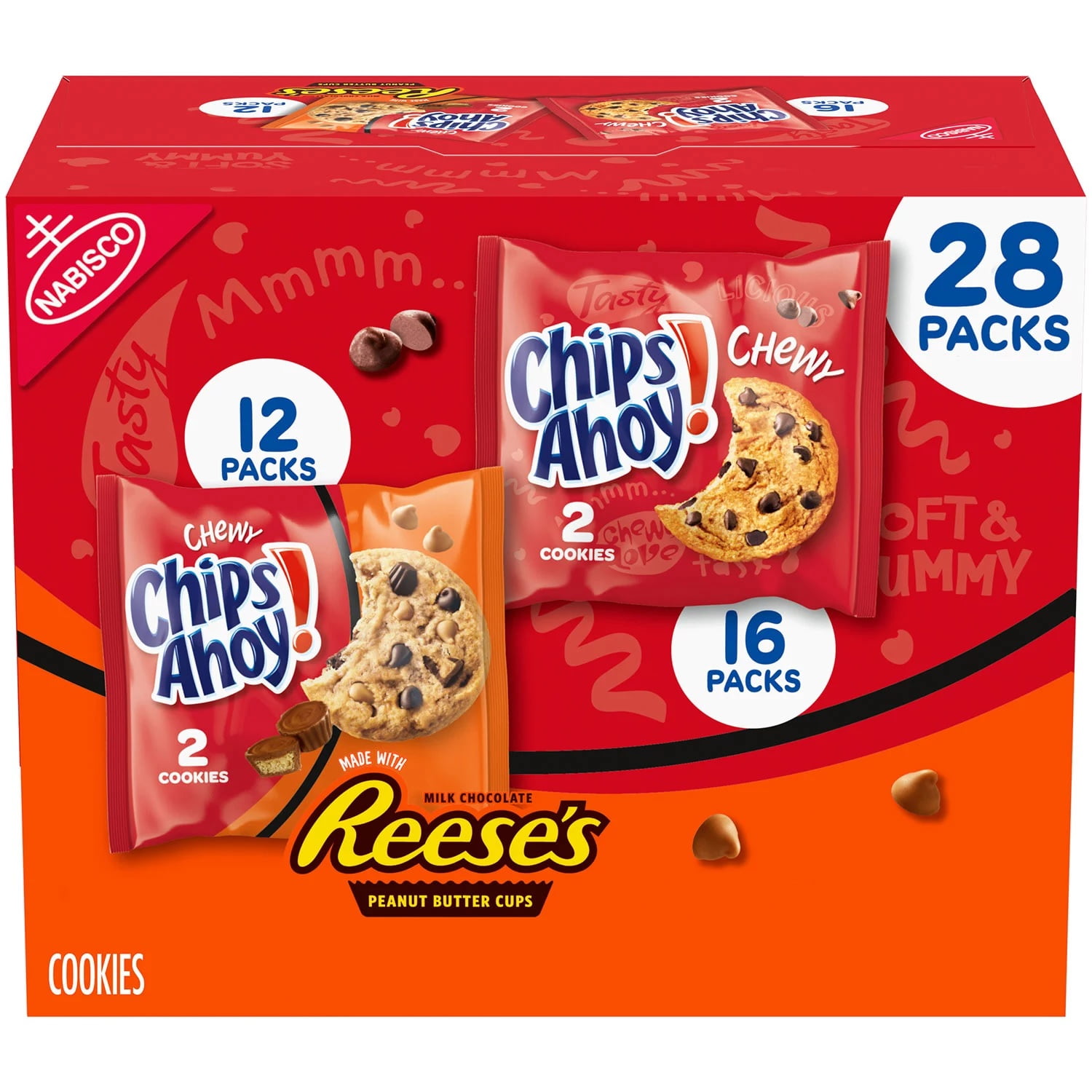 Chips Ahoy! Chewy Assorted Cookies (28 Pack) - Individual Snack Bags ...