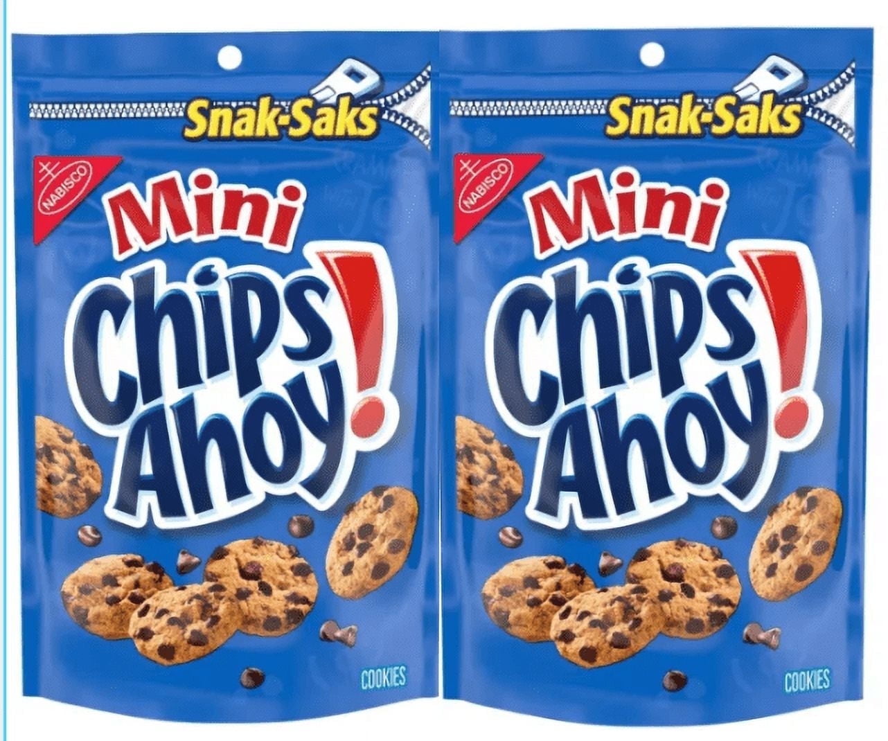 Chips Ahoy! Mini Chocolate Chip Cookies Snack-Sak - 8oz pack of 2 ...
