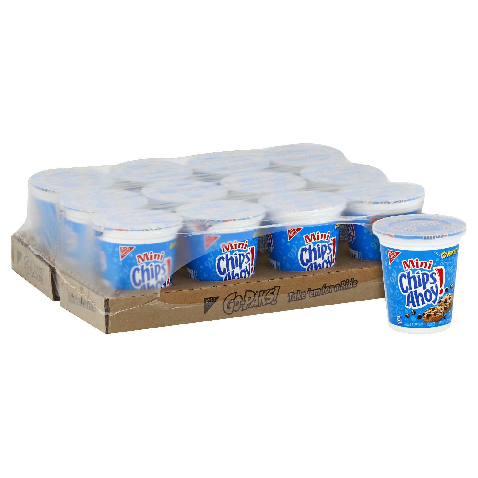 Chips Ahoy Mini Cookie Go Pack, 3.5 Ounce, 12 per Case - Walmart.com