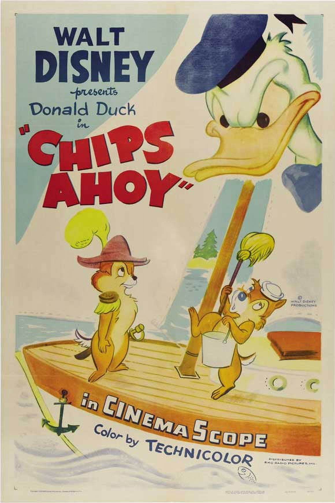 Chips Ahoy - movie POSTER (Style A) (11" x 17") (1956) - Walmart.com
