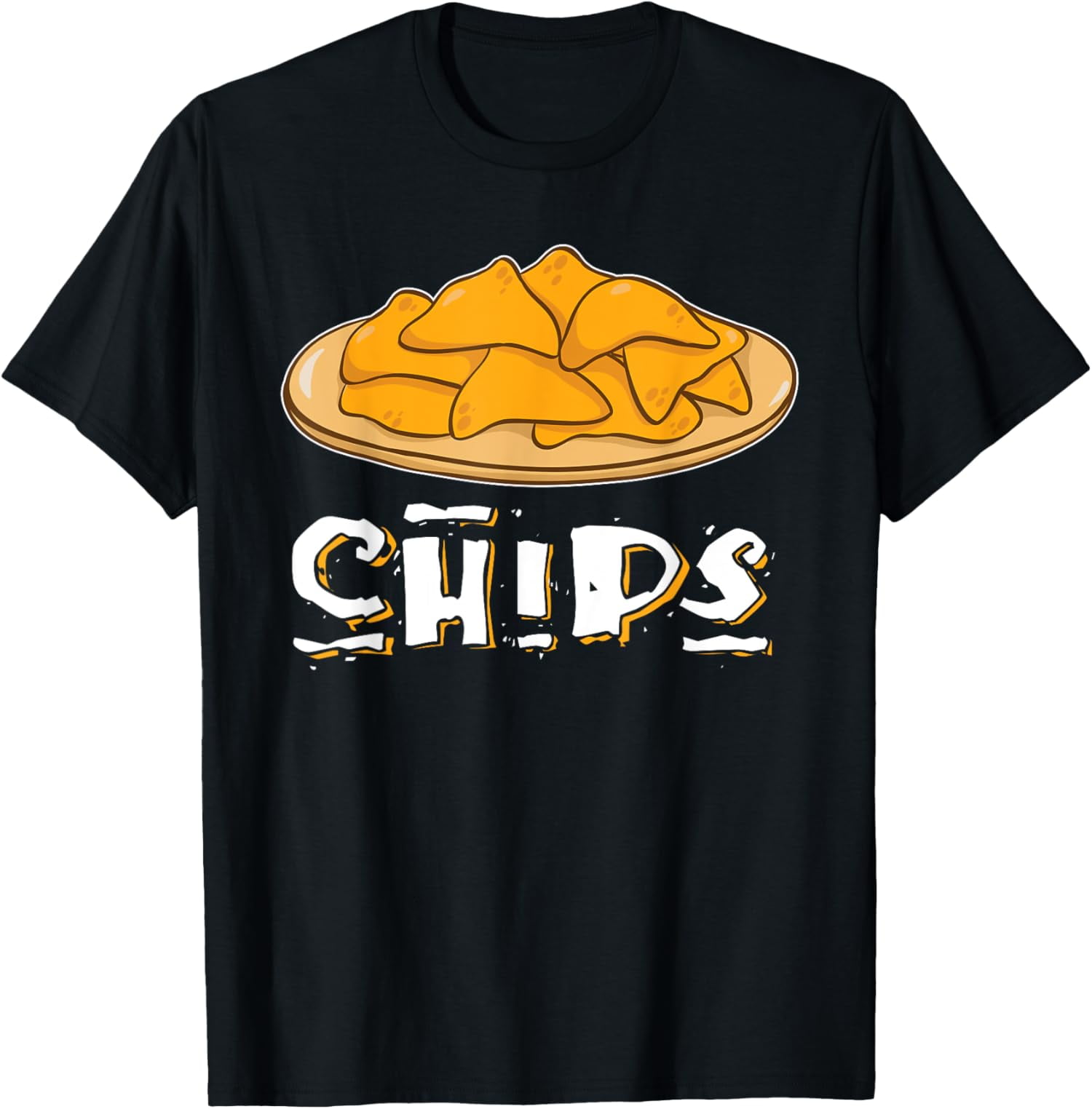 Chips T-shirt Matching for Couples and Best Friends - Walmart.com