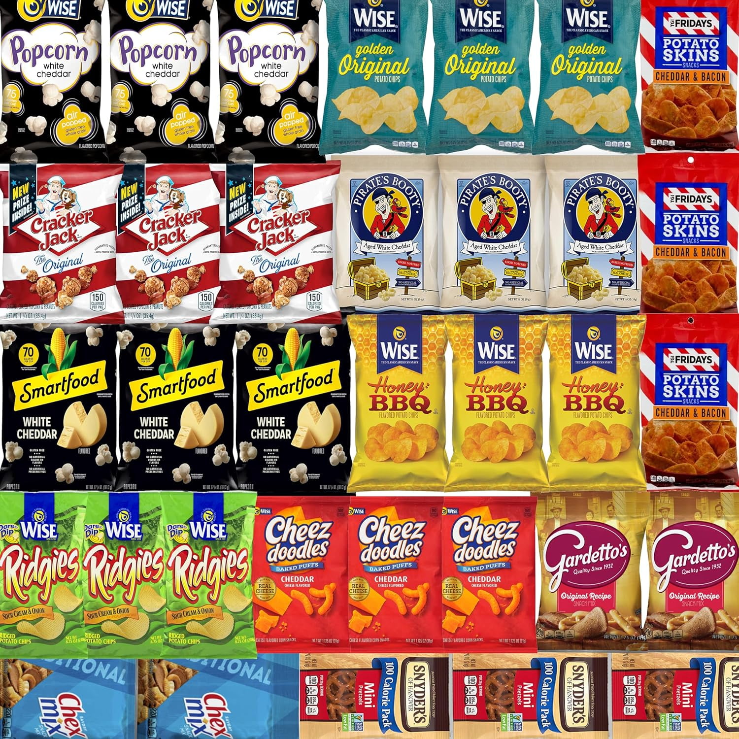 Chips Variety Pack - Potato Chips, Pretzels, Popcorn, And Healthy ...