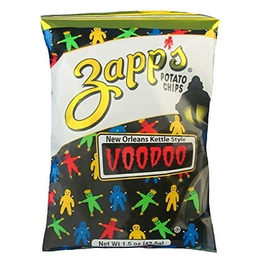 Zapp's Kettle Style Potato Chips - Voodoo Flavor, 6-Pack 4.75 oz. Bags ...