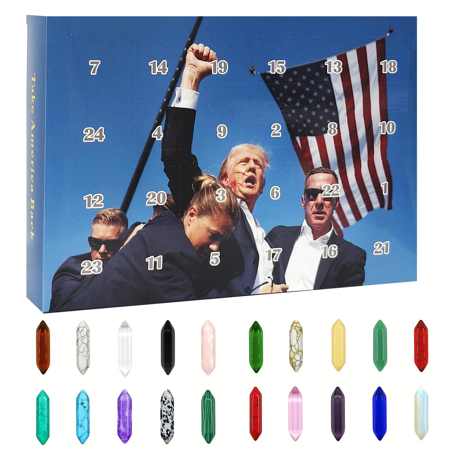 ChiqVue 24 Boxes Of US President's Stone Crystal 24 Days Of Stone ...