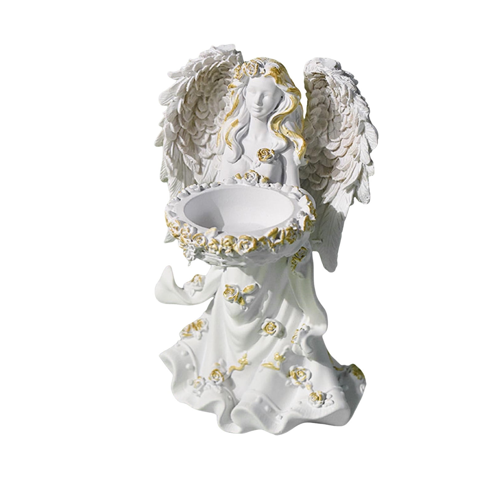 ChiqVue Angel Statue Tea Light Candle Holder Angel Figurine Home ...