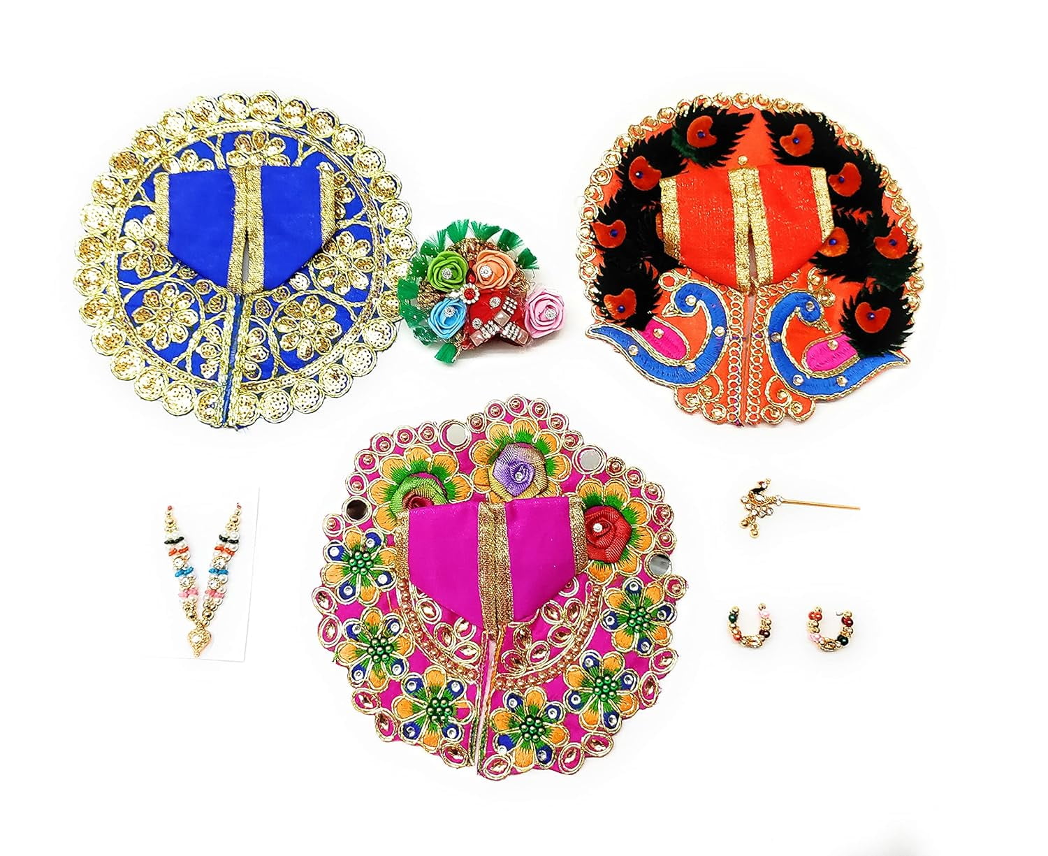 Chircrafts Poshak for Bal Gopal Krishna Laddu Gopal Dress Posak Set ...