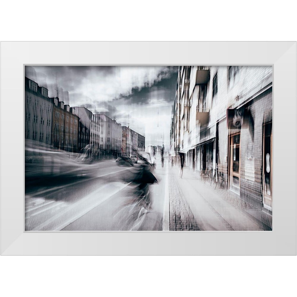 Chiriaco 24x17 White Modern Wood Framed Museum Art Print Titled - Life ...