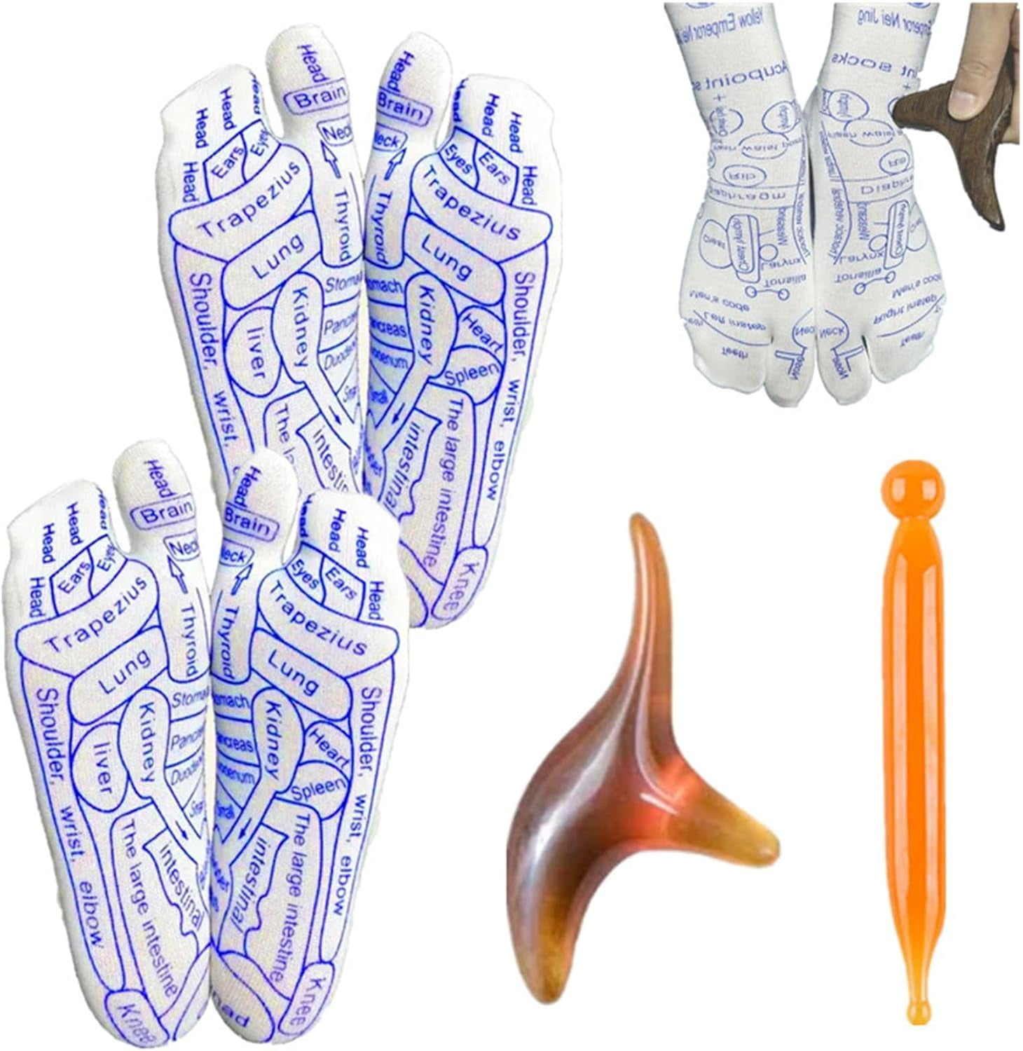 Chiro Socks, Reflexology Socks with Massage Tools, Foot Reflexology ...