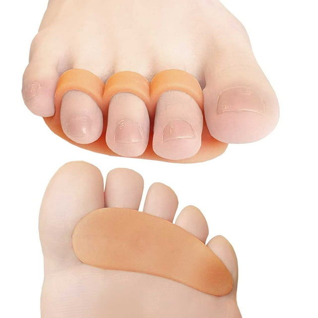 Chiroplax Hammer Toe Gel Protectors & Supports, Toe Pain Relief Pads ...