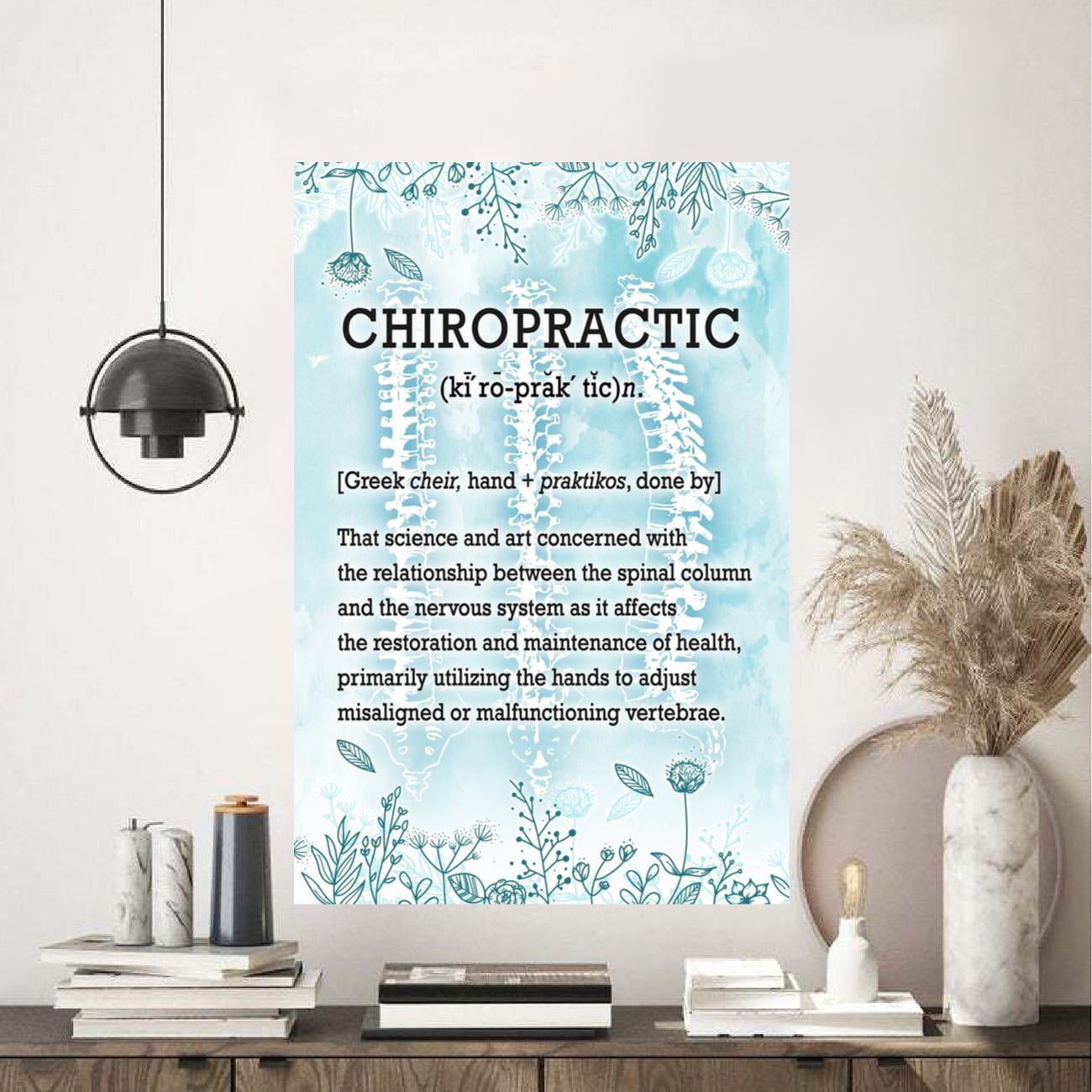 Chiropractic Definition Print Poster 24 x 36 Inch Poster - Walmart.com