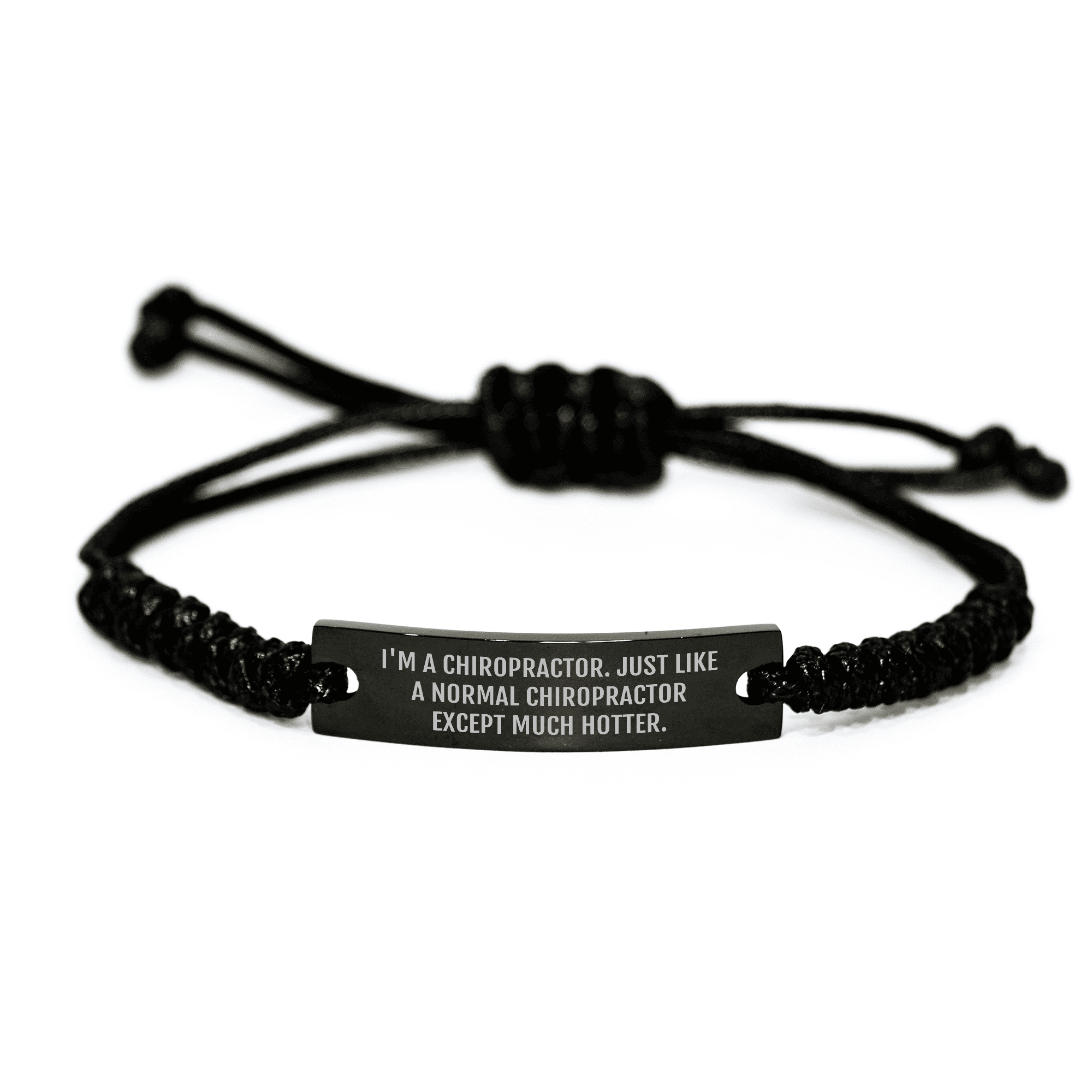 Chiropractor Rope Bracelet, Funny Quote, Birthday Unique Gift for Men ...
