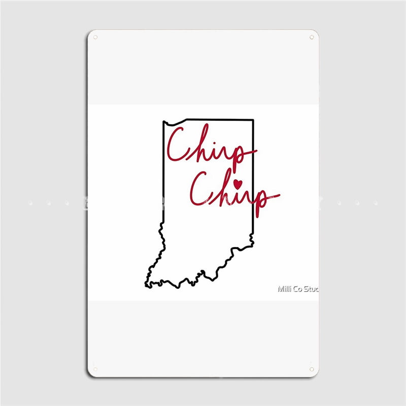 Chirp Chirp Muncie Metal Sign Wall Decor Wall Cave Cave Pub Retro ...