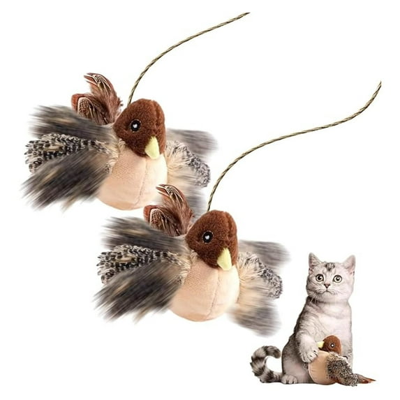 Chirp Flapping , Fluttering Feline Fun Toy, Flying Flapping Chirping ...