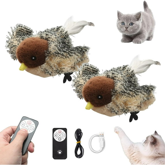 Chirp paws Flapping Bird, Flapping Bird Cat Toy, Simulated Chirping ...