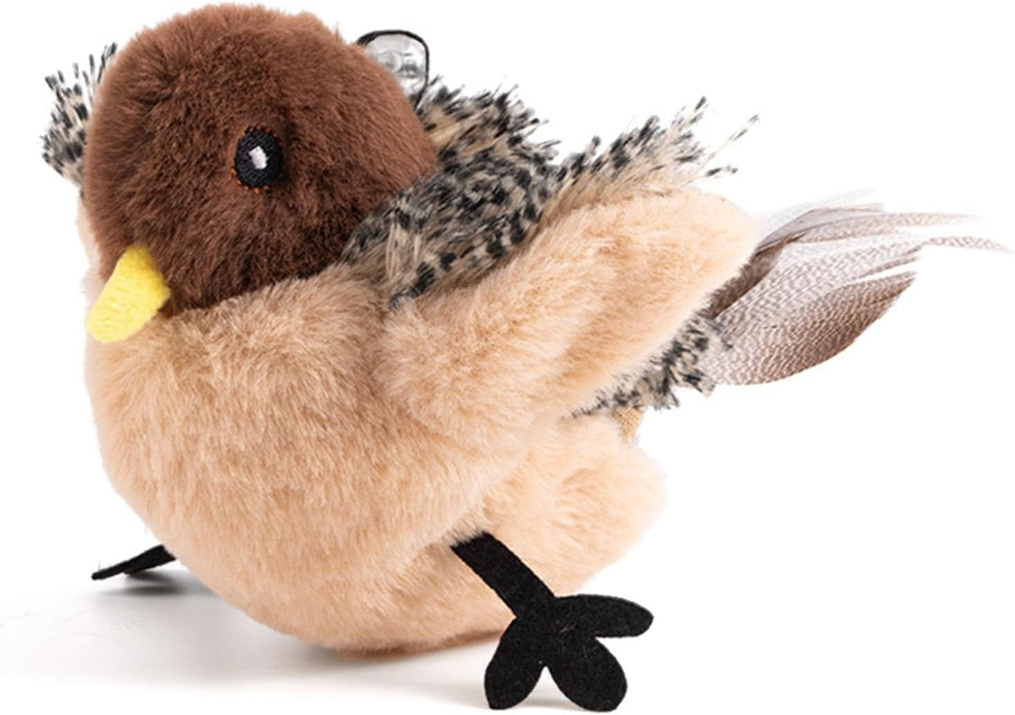 Chirping Bird Cat Toy Flapping Wings,Outfany Flyer,PetsBoro ...