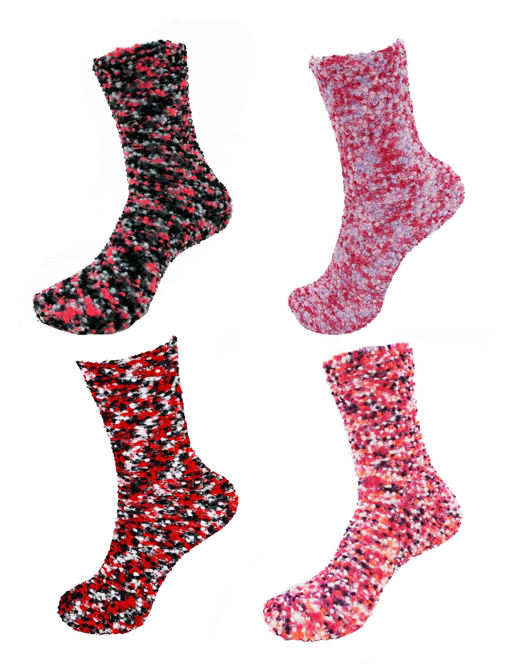 Chirpy Socks Assorted Super Soft Cozy Warm Colorful Microfiber Knobby ...
