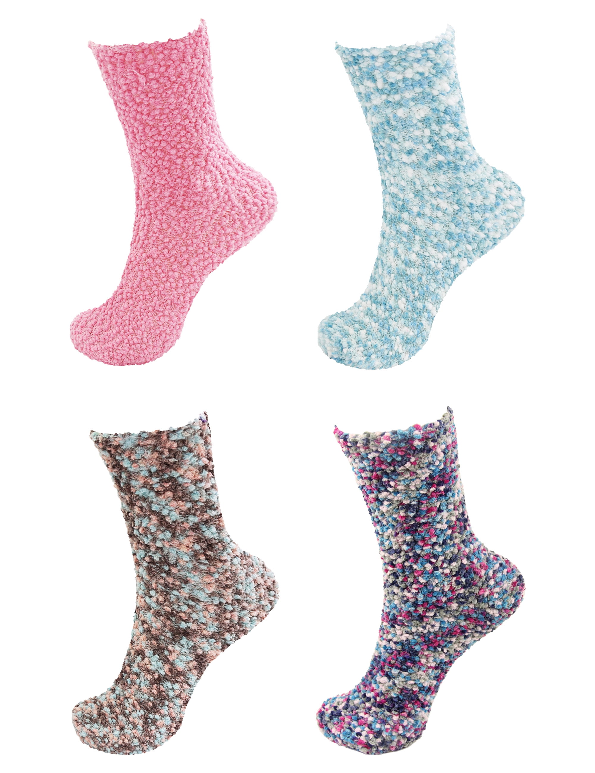 Chirpy Socks Assorted Super Soft Cozy Warm Colorful Microfiber Knobby ...