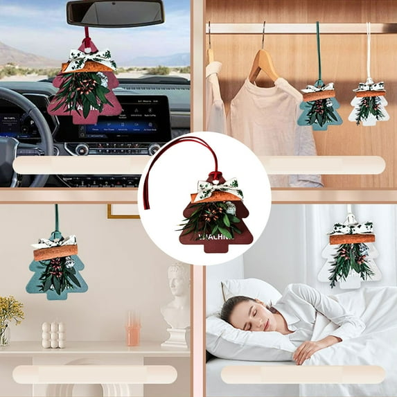 Chirstmas Decorations Wall hanging Christmas Tree Car Aromatherapy ...