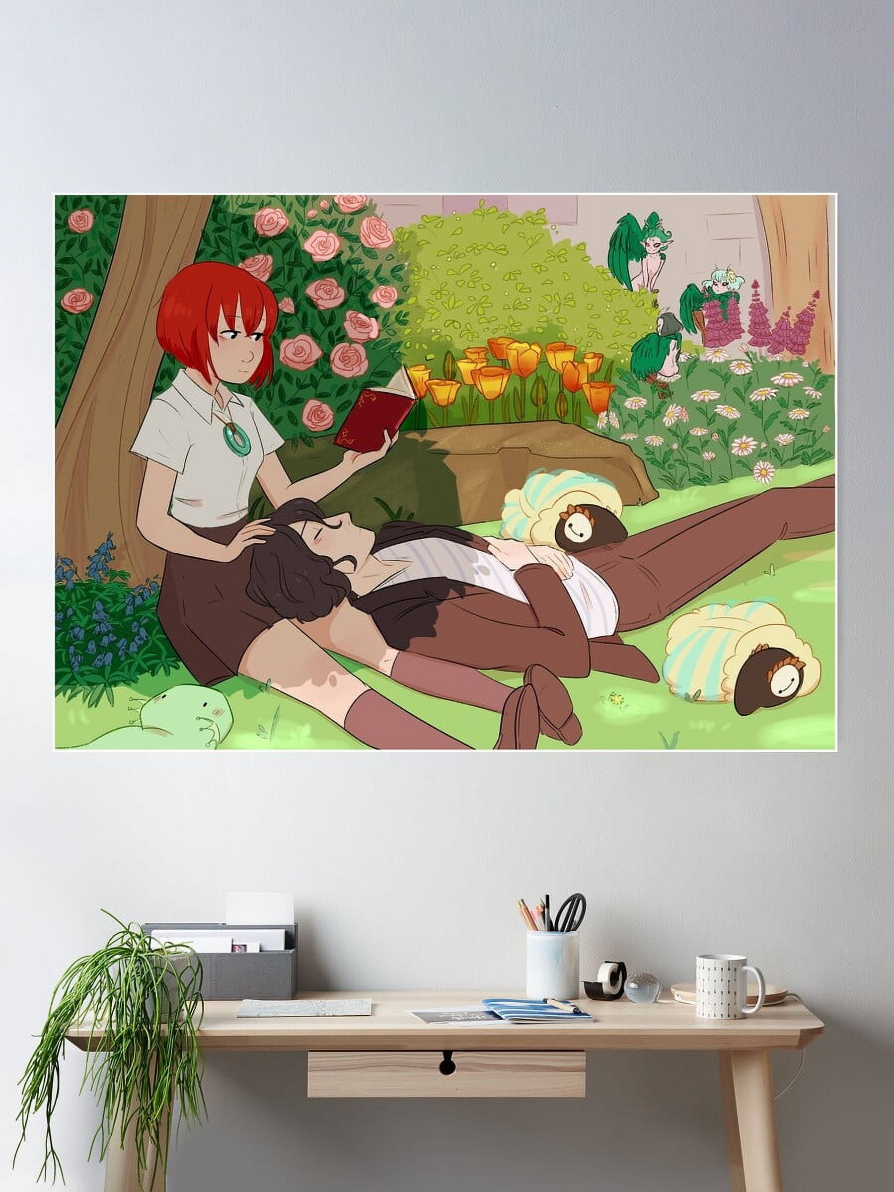 Chise And Ruth Poster Wall Art, Modern Wall Decor For Living Room ...