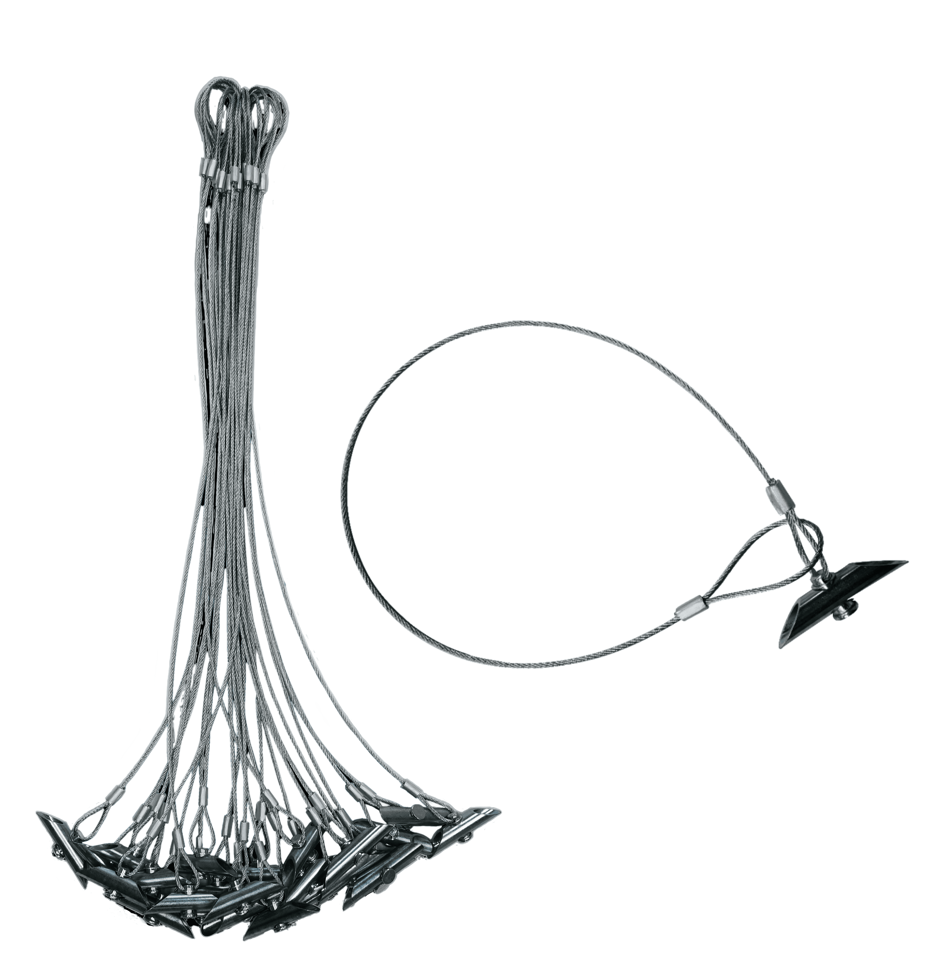 Chisel 3.5" Earth Anchors - 24 Pack - Heavy Duty Carbon Steel Garden ...