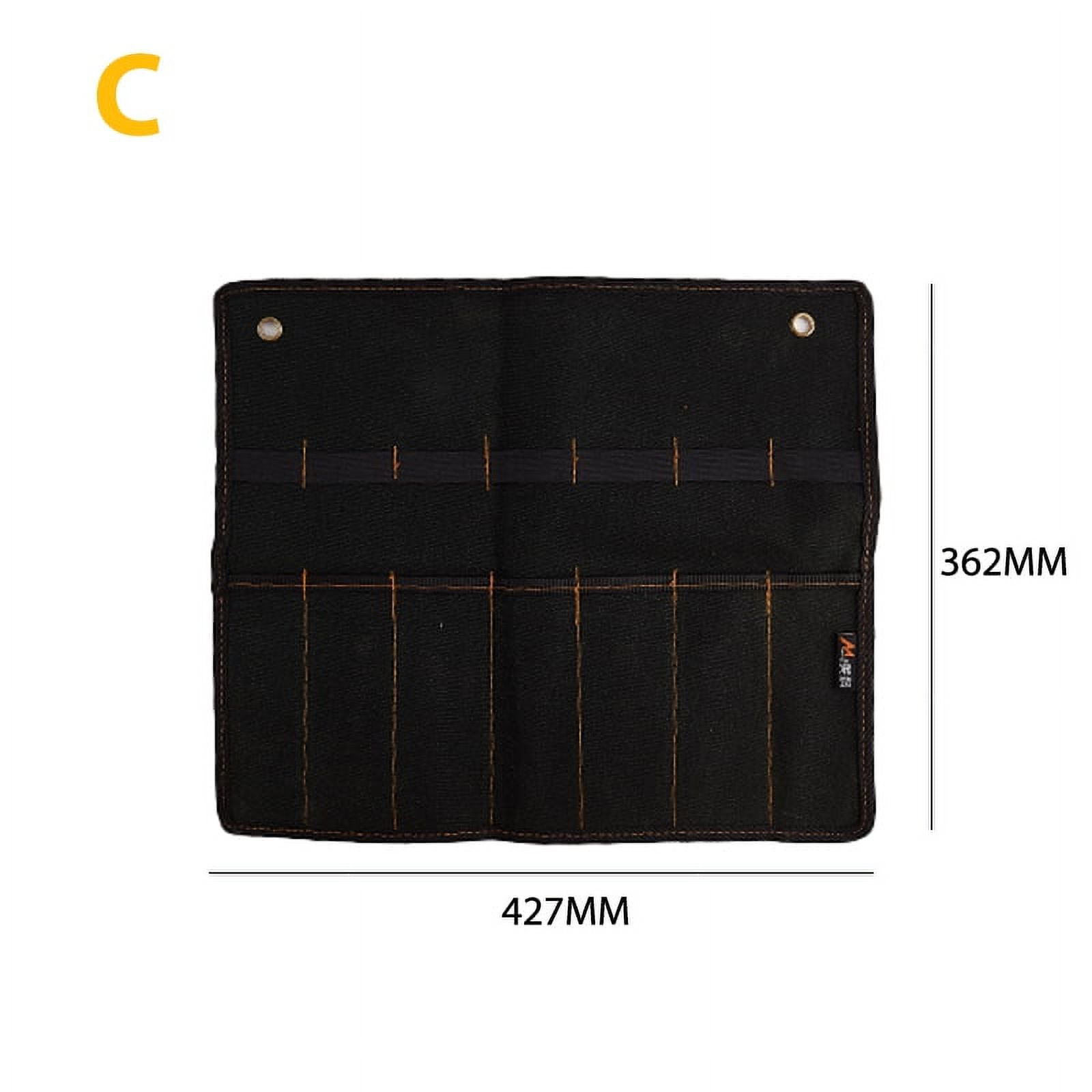 Chisel Carrying Case Canvas Pocket Tool Roll Holder Wrench Pouch ...