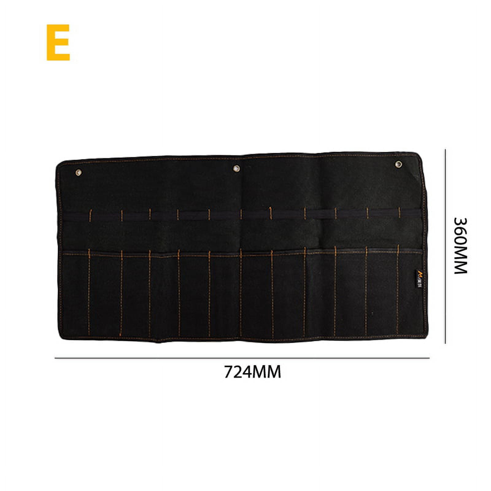 Chisel Carrying Case Canvas Pocket Tool Roll Holder Wrench Pouch ...