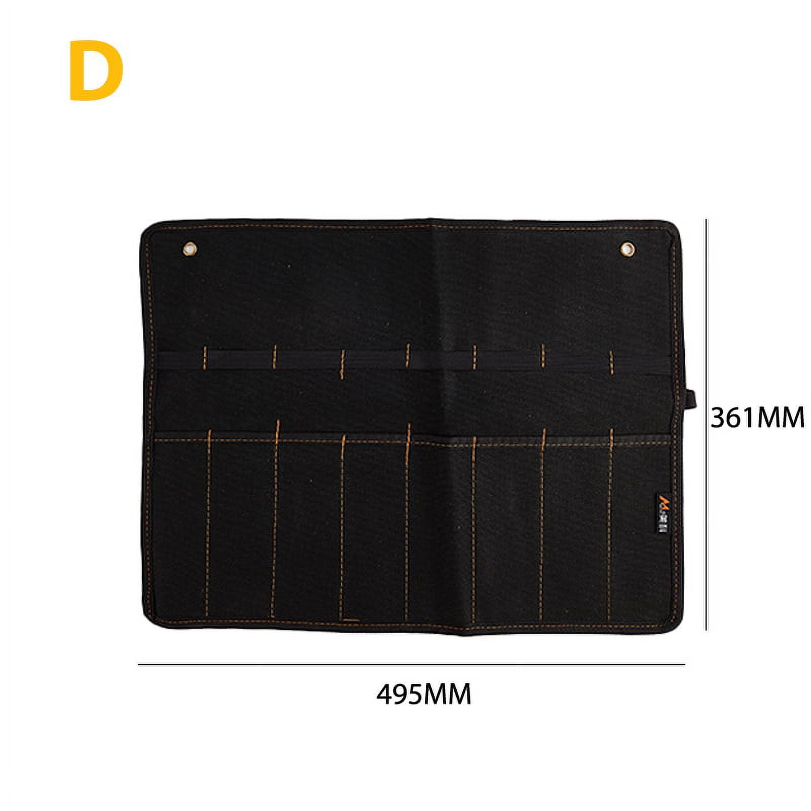 Chisel Carrying Case Canvas Pocket Tool Roll Holder Wrench Pouch ...