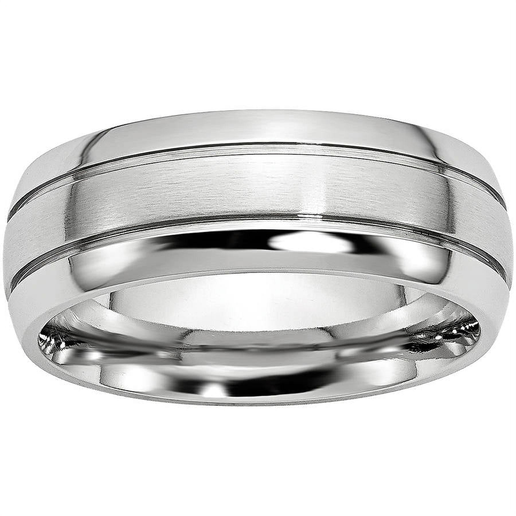 Cobalt Chromium Polished Polish Satin 8mm Band Ring Size 9.5 - Jewelry ...